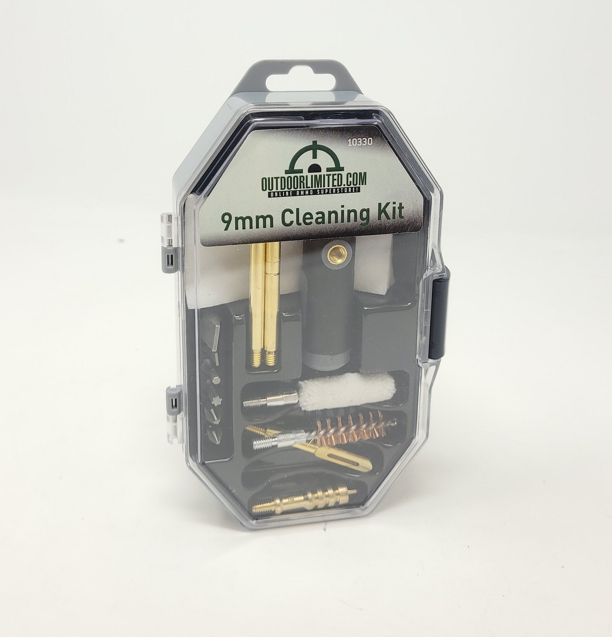 Outdoor Limited 9mm Cleaning Kit FOT10330 Includes Hard Case (Gray)