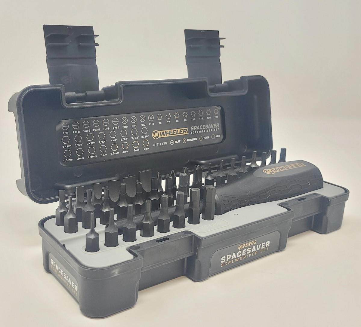 Wheeler 36 Piece Spacesaver Screwdriver Set 4001005 Includes Hard Case ...