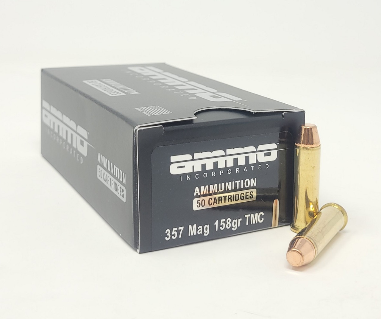 Ammo Inc 357 Magnum Ammunition AI357158TMC-A50 158 Grain Total Metal ...