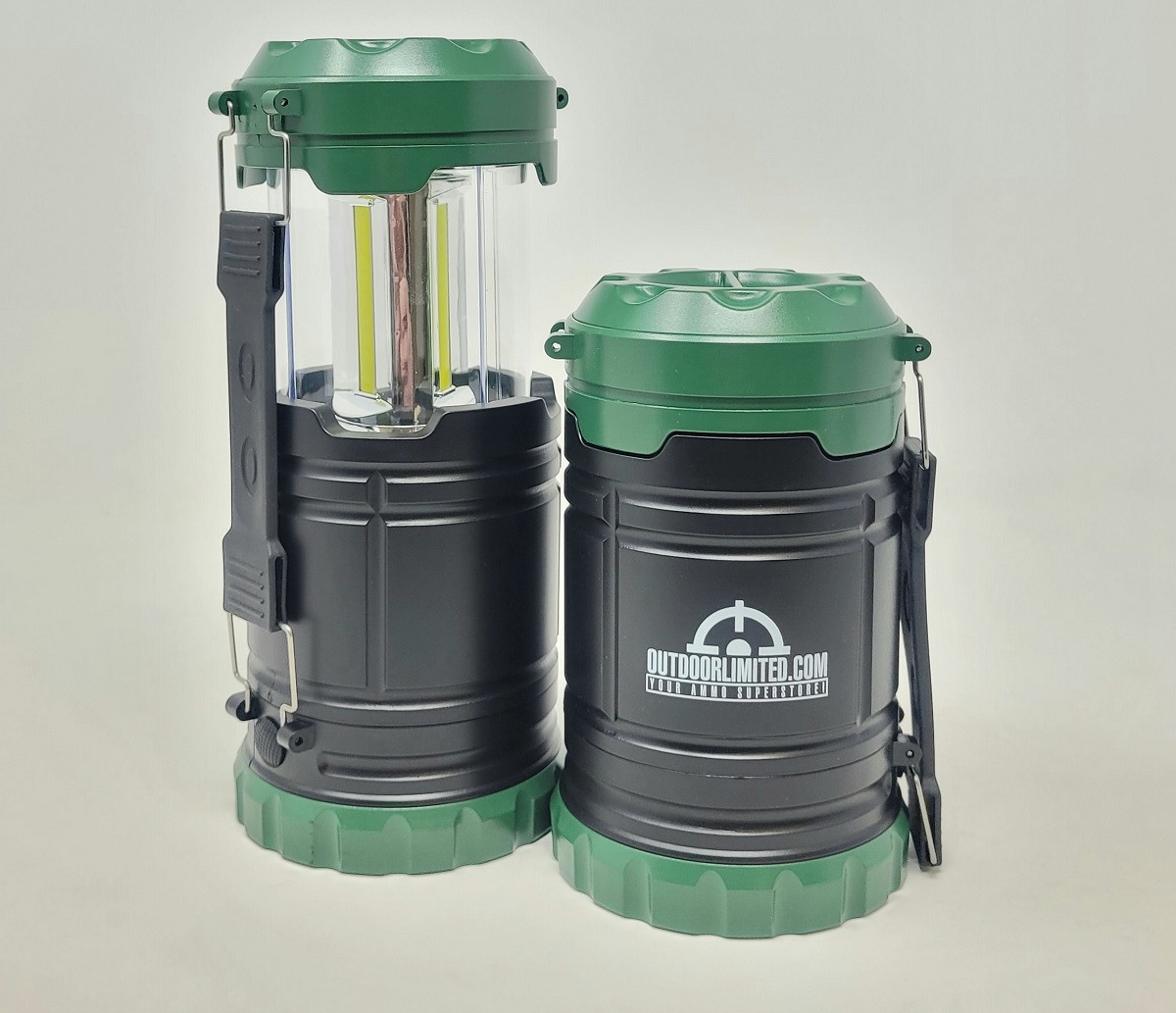 Outdoor Limited Dual Light Pop Up Lantern (Green)