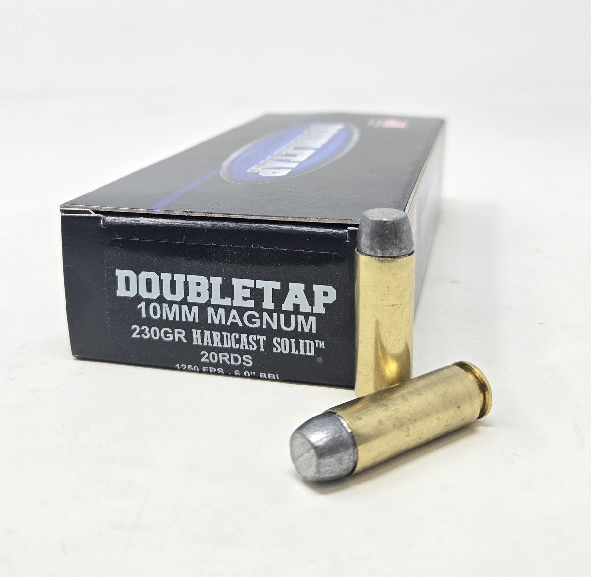 DoubleTap 10mm Mag Ammunition Hardcast Solid 10MA230HC20 230 Grain Wide ...