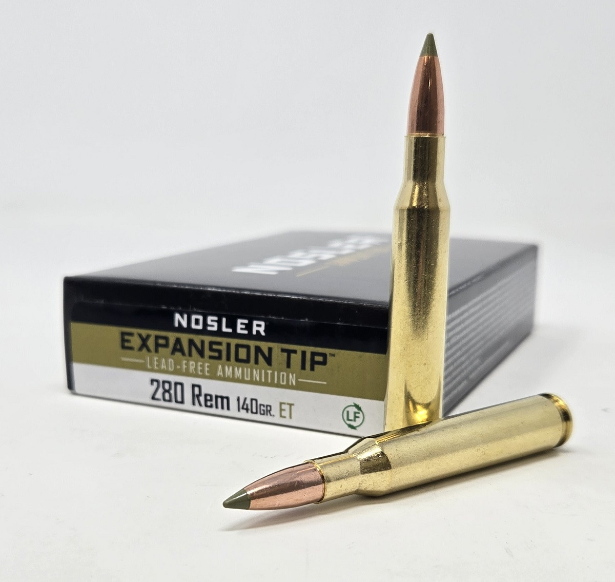 Nosler 280 Rem Ammunition Lead Free NOS40511 140 Grain Expansion Tip 20 ...