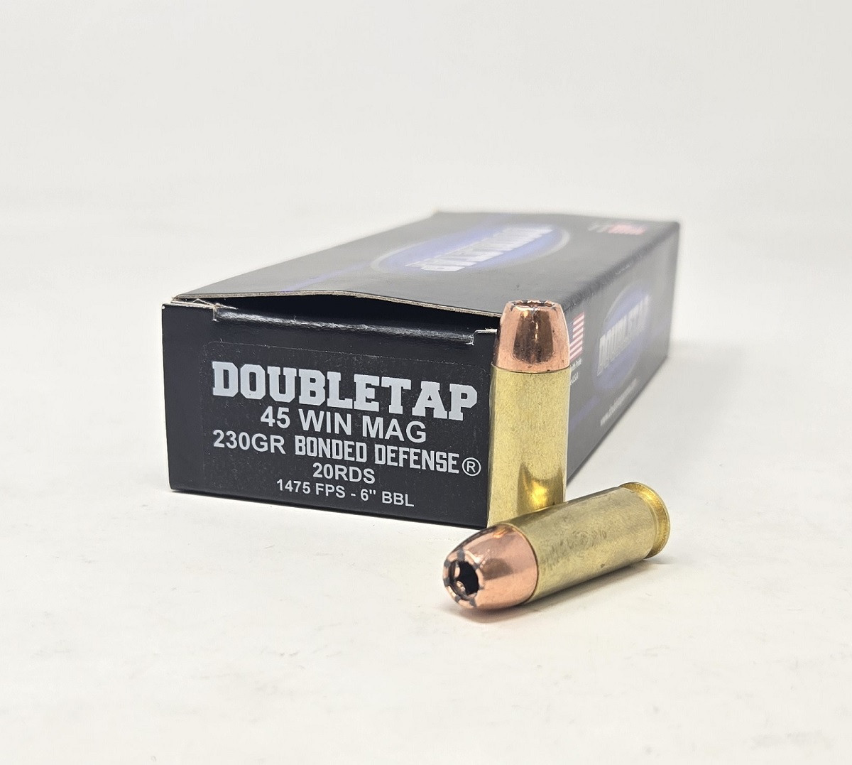 DoubleTap 45 Win Mag Ammunition Bonded Defense 45M230BD 230 Grain ...