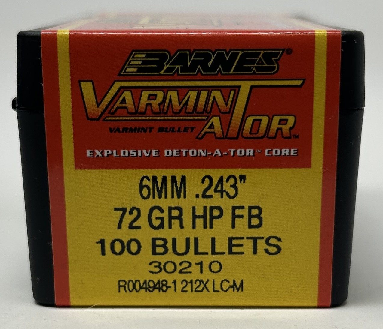 Barnes 6mm (.243 Dia) Reloading Bullets Varmin-A-Tor B30210 72 Grain ...