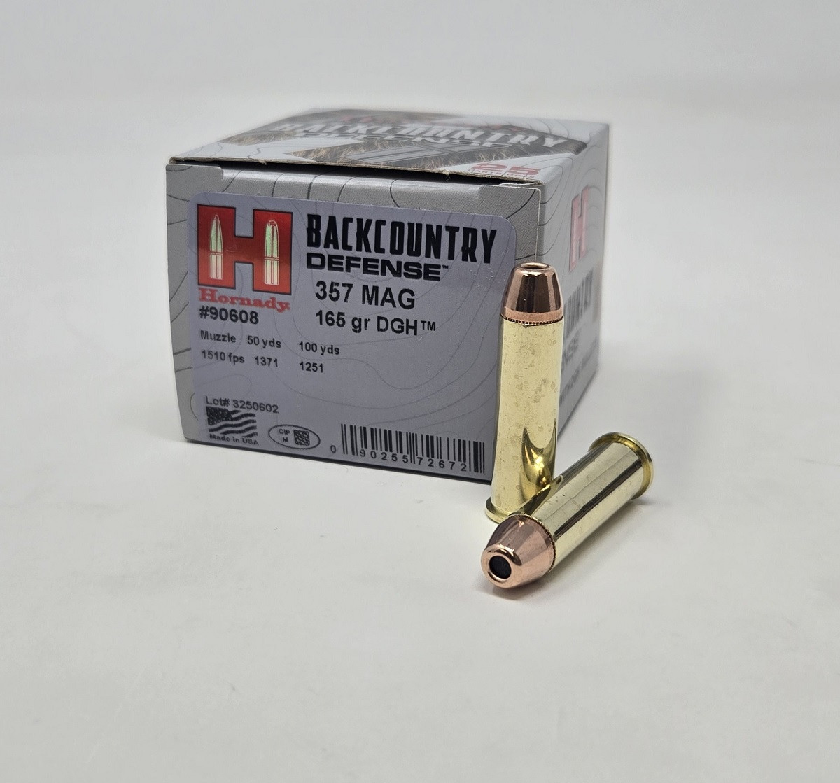 Hornady 357 Mag Ammunition Backcountry Defense DGH H90608 165 Grain ...
