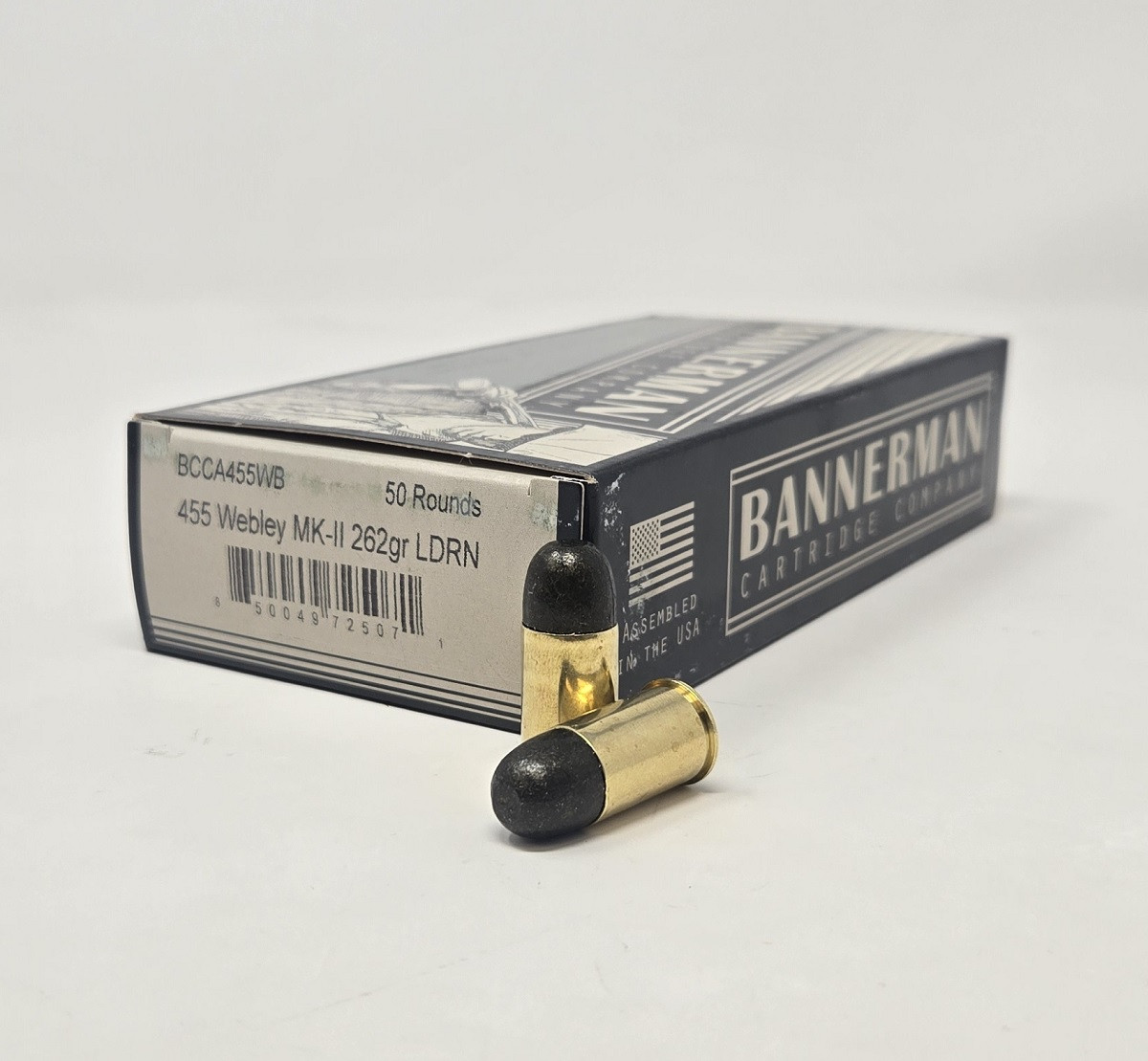 Bannerman 455 Webley Mark-II Ammunition BCCA455WB 262 Grain Hi-Tek ...