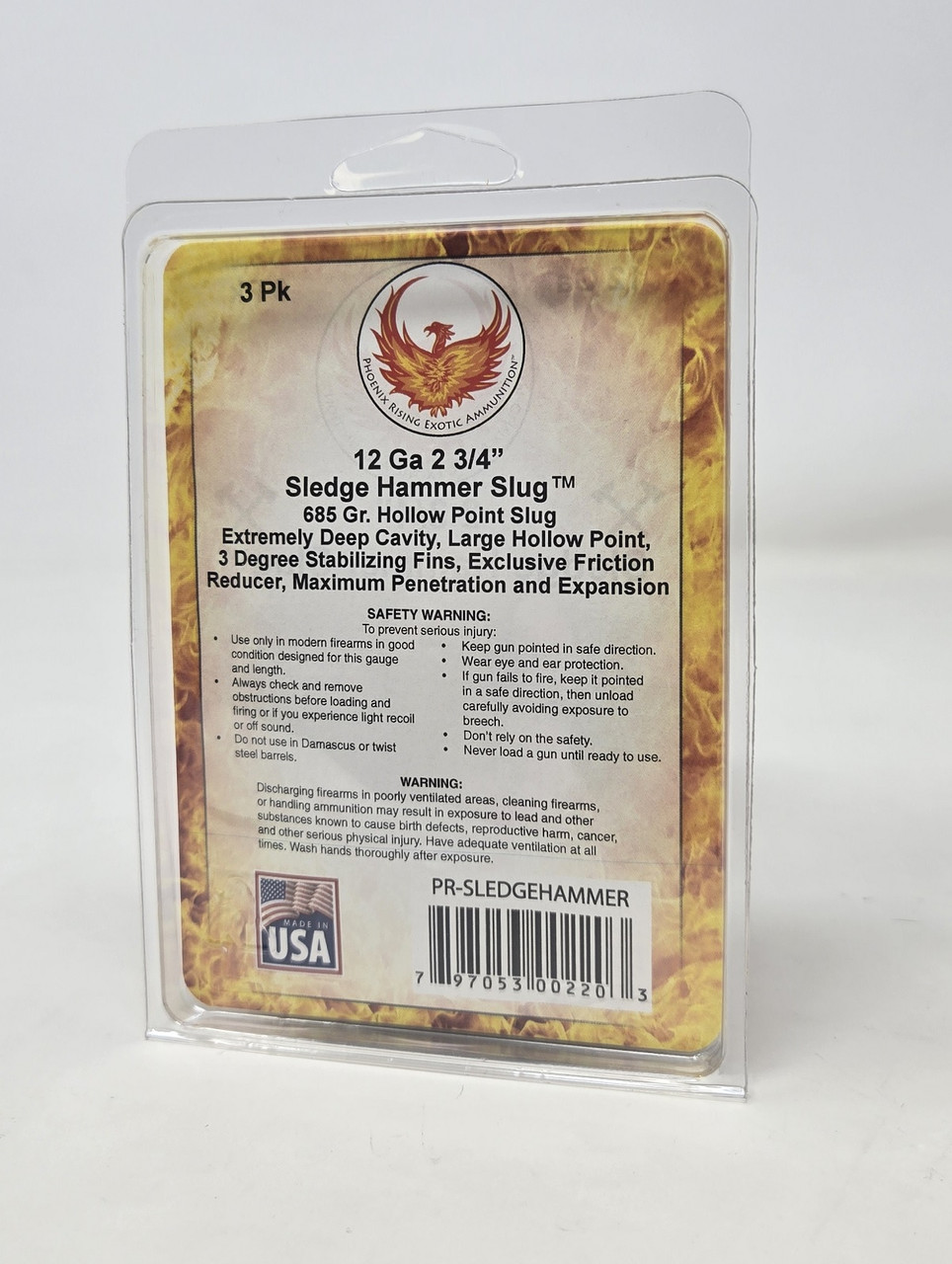 Phoenix Rising 12 Gauge Ammunition Sledge Hammer PR12SH 2-3/4" Hollow ...