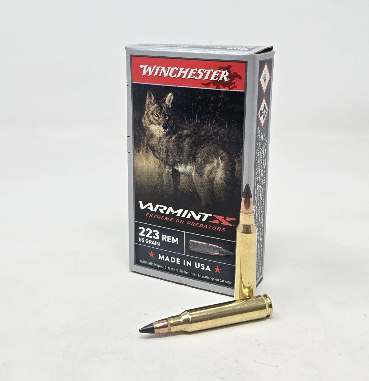 Winchester 223 Rem Ammunition Varmint X X223PXP 55 Grain Ballistic Tip ...