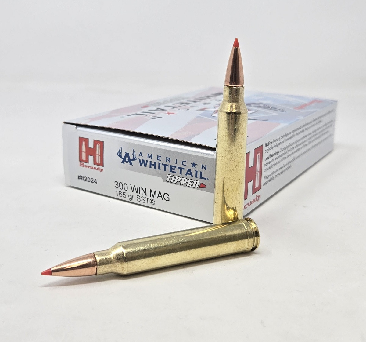 Hornady 300 Win Mag Ammunition American Whitetail H82024 165 Grain SST ...