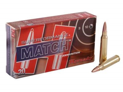 Hornady 223 Rem Superformance Match H80264 75 gr BTHP 20 per box
