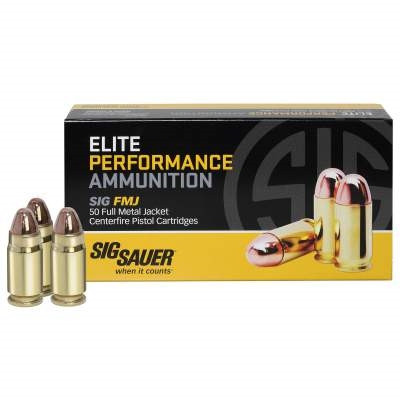 Sig Sauer 357 Sig Performance E357B150 125 gr FMJ 50 per box