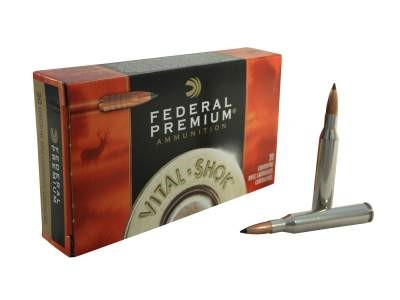 Federal 25-06 Ammunition Vital-Shok P2506TC1 100 Grain Trophy Copper ...