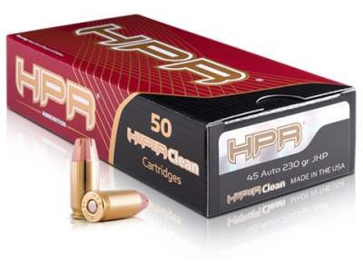 HPR 45 Auto Ammunition 230 Grain Jacketed Hollow Point 50 rounds
