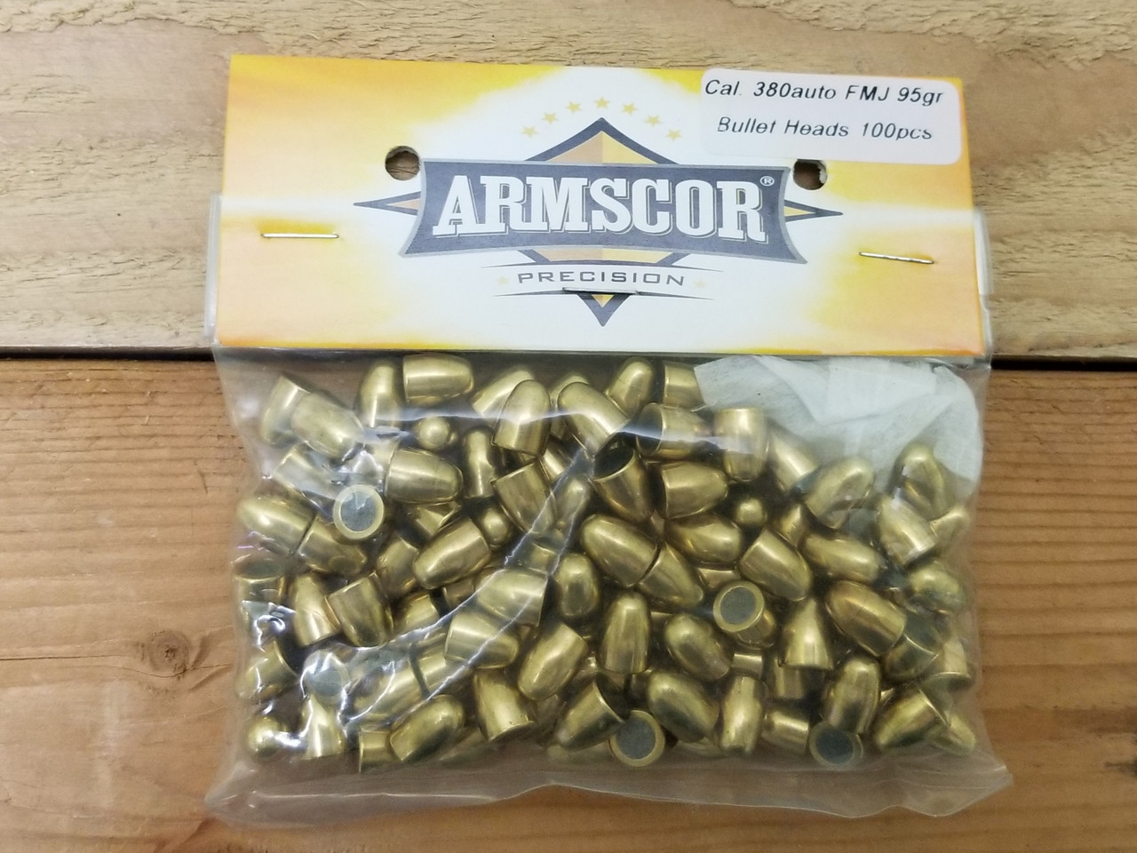 Armscor 380 Auto/.355 Reloading Bullets 52244 95 Grain Full Metal ...