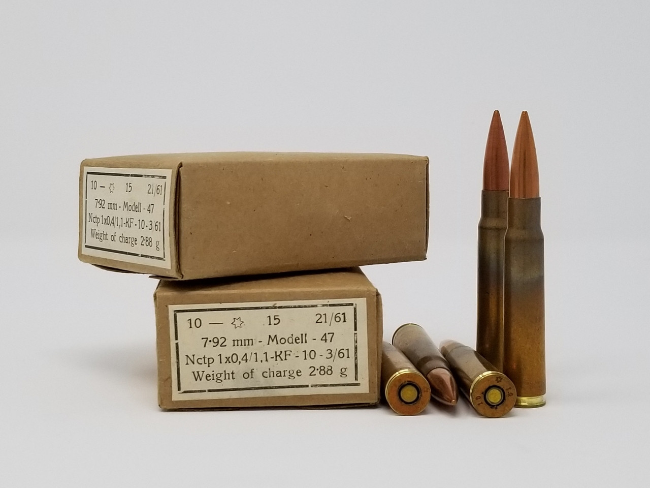 Czech 7.92x57mm M47 Surplus Ammunition AM2419A 180 Grain Full Metal ...