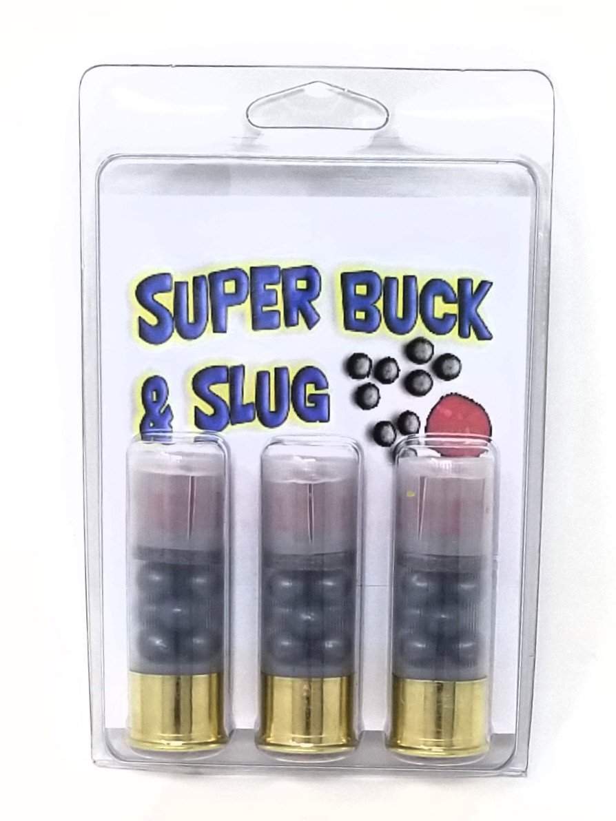 Paraklese Technologies 12 Gauge Ammunition 2-3/4” Super Buck & Slug 3 ...