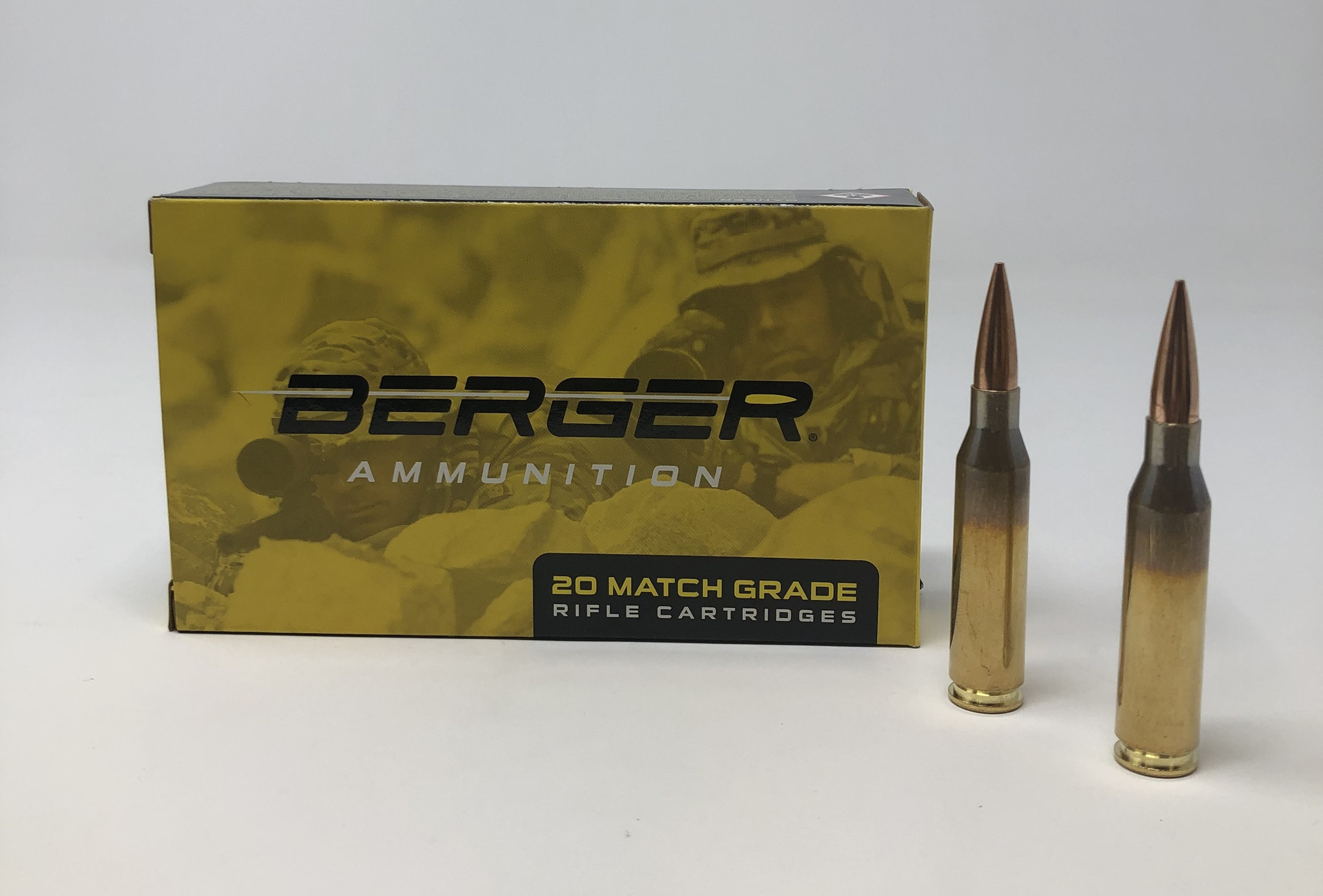Berger 223 Remington Ammunition BER23030 77 Grain OTM Tactical 20 Rounds
