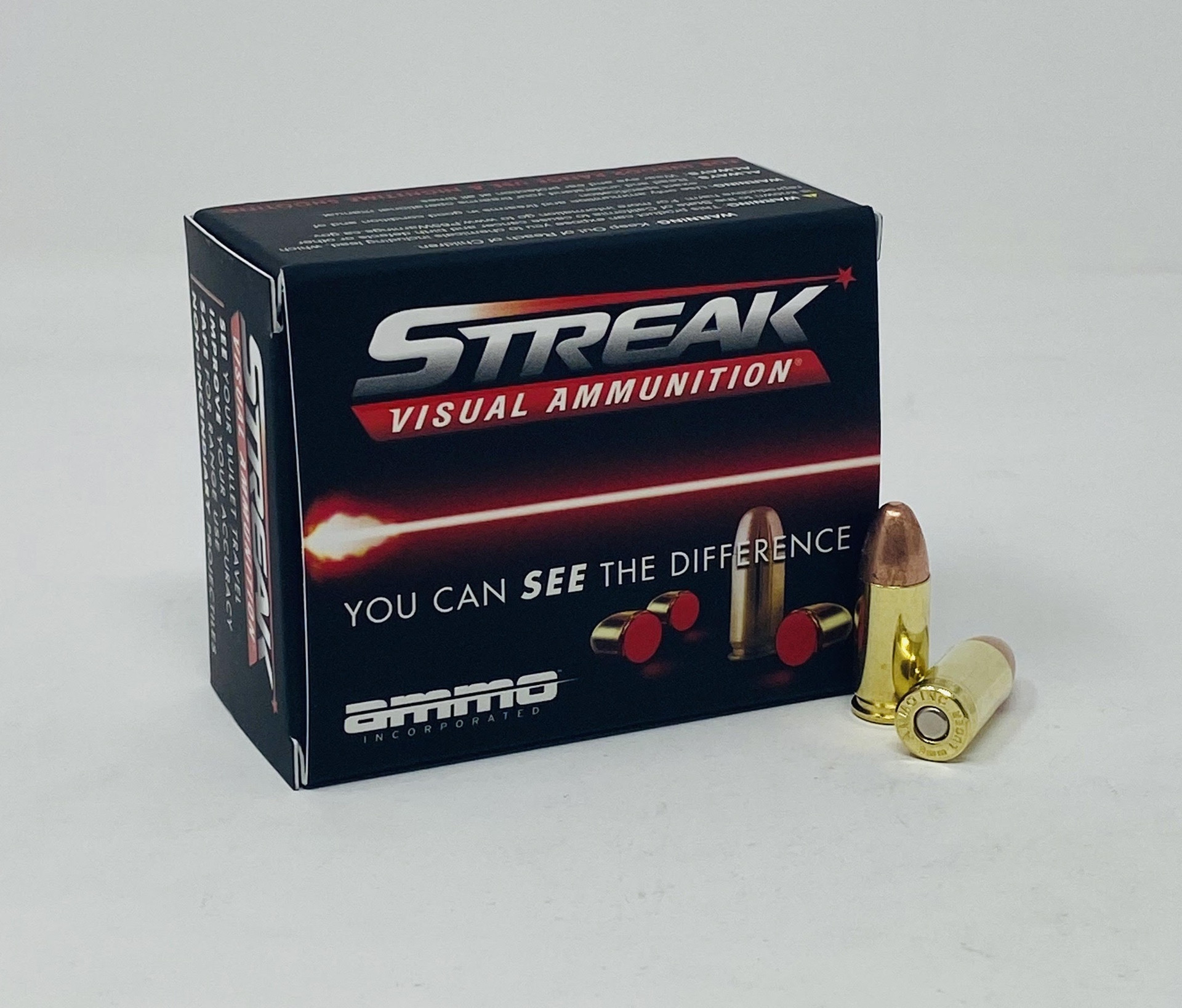 Ammo Inc. 9mm Ammunition STREAK 9115TMC-STRK 115 Grain Total Metal ...