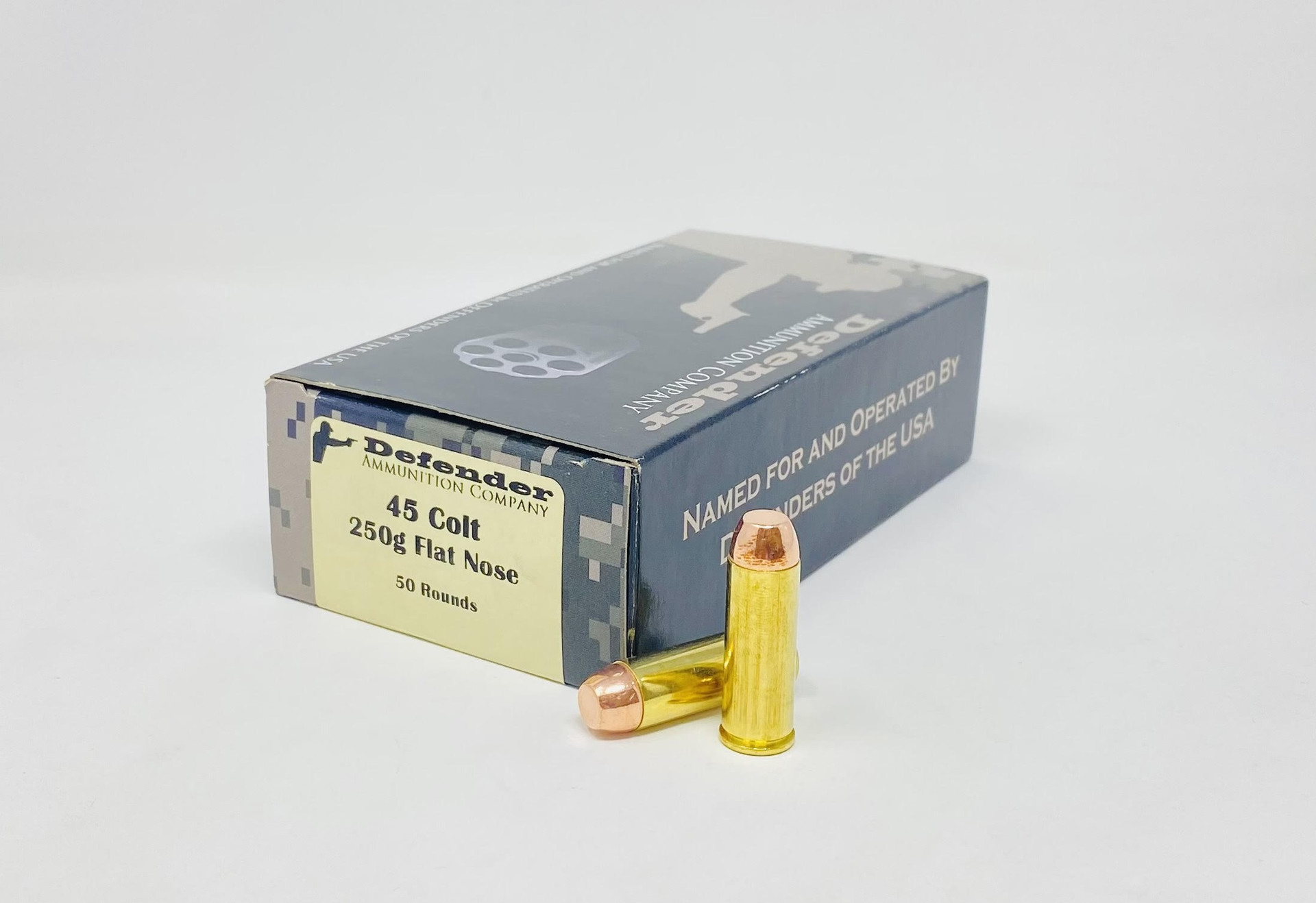 Fiocchi 45 Colt FI45LCCA 250 gr Lead Round Nose Flat Point 50 per box