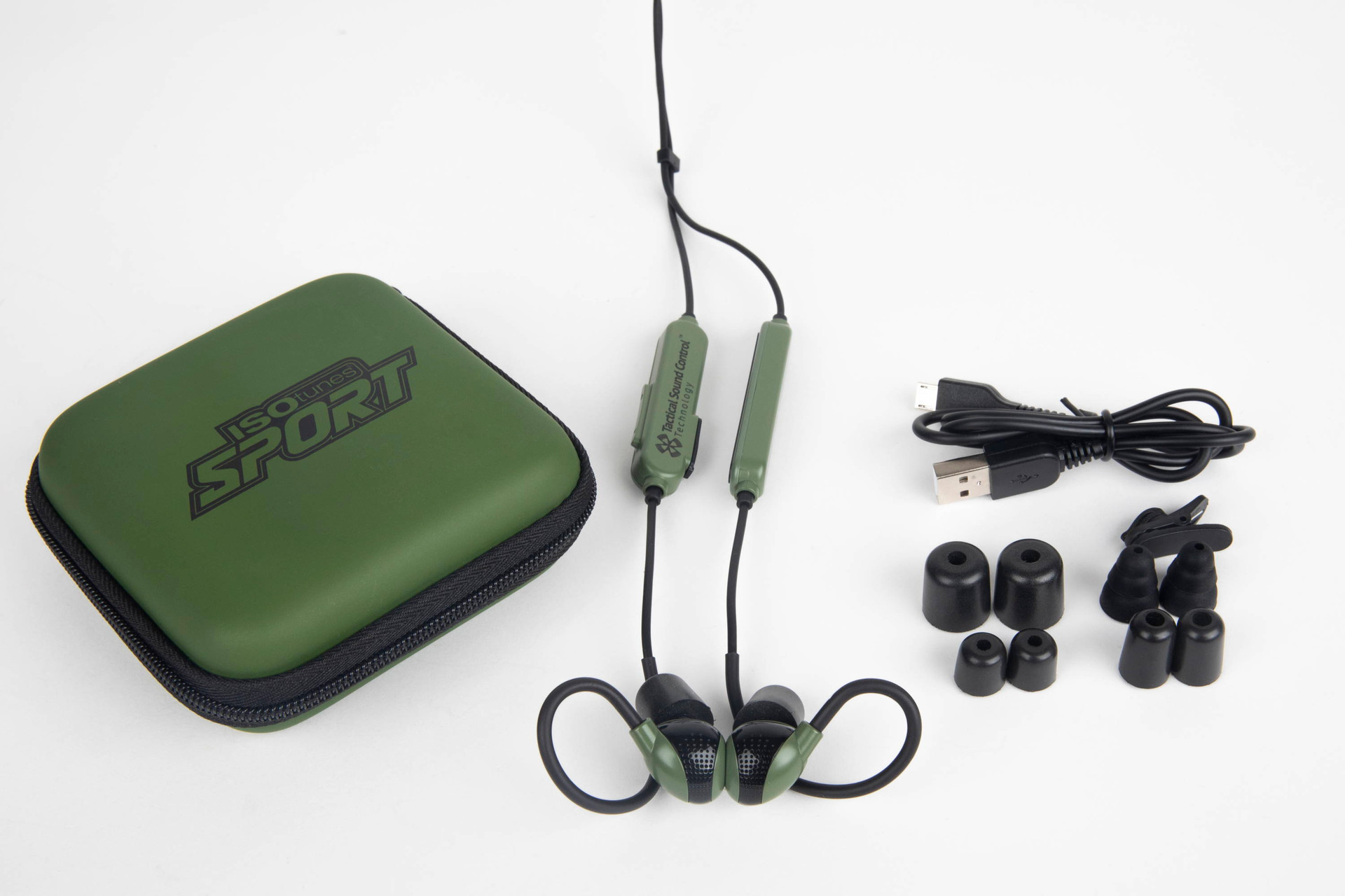 Iso Tunes Sport Advanced Tactical Hearing Protection with Bluetooth 5.0 ...