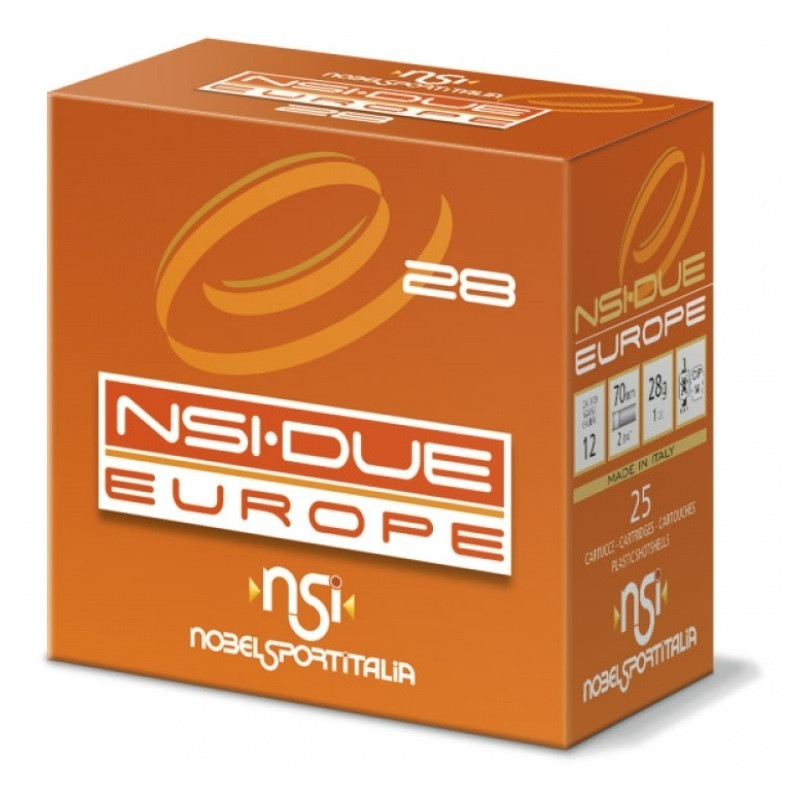 Nobel Sport Italia 12 Gauge Ammunition ANSEU1218CASE 2-3/4" 1 oz 8 Shot ...