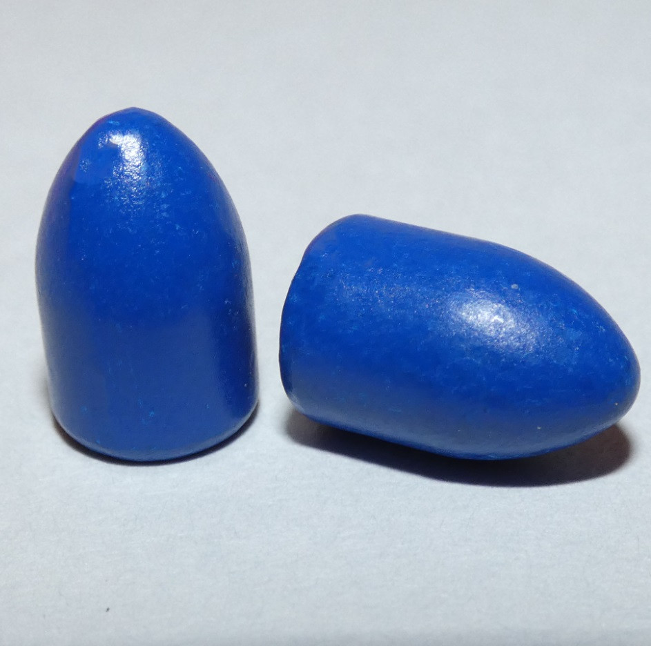 The Blue Bullets (.356 Dia) 9mm Reloading Bullets BB356115RN 115 Grain ...