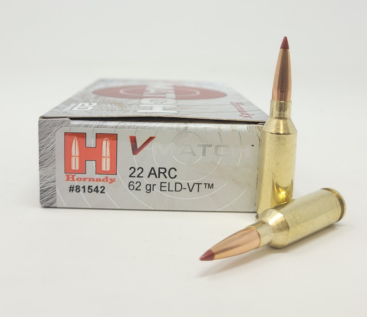 Hornady 22 ARC Ammunition Black H81541 75 Grain ELD Match 20 Rounds