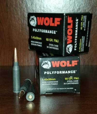 TelaAmmo 5.45x39mm Ammunition Steel Case TELA54539 65 Grain Full Metal ...