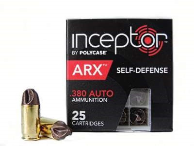 Inceptor 40 S&W Ammunition ARX804040020 88 Grain ARX 20 Rounds