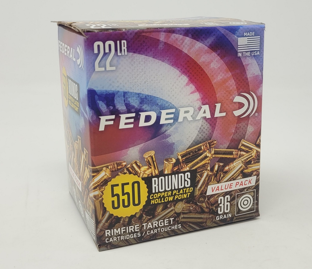 Federal 22LR Value Pack 36gr CPHP Load 750 550 per box