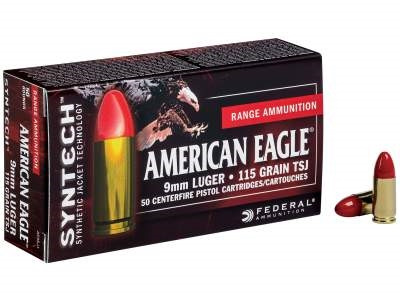 Winchester 9mm Ammunition SG9W 115 Grain Full Metal Jacket 50 Rounds