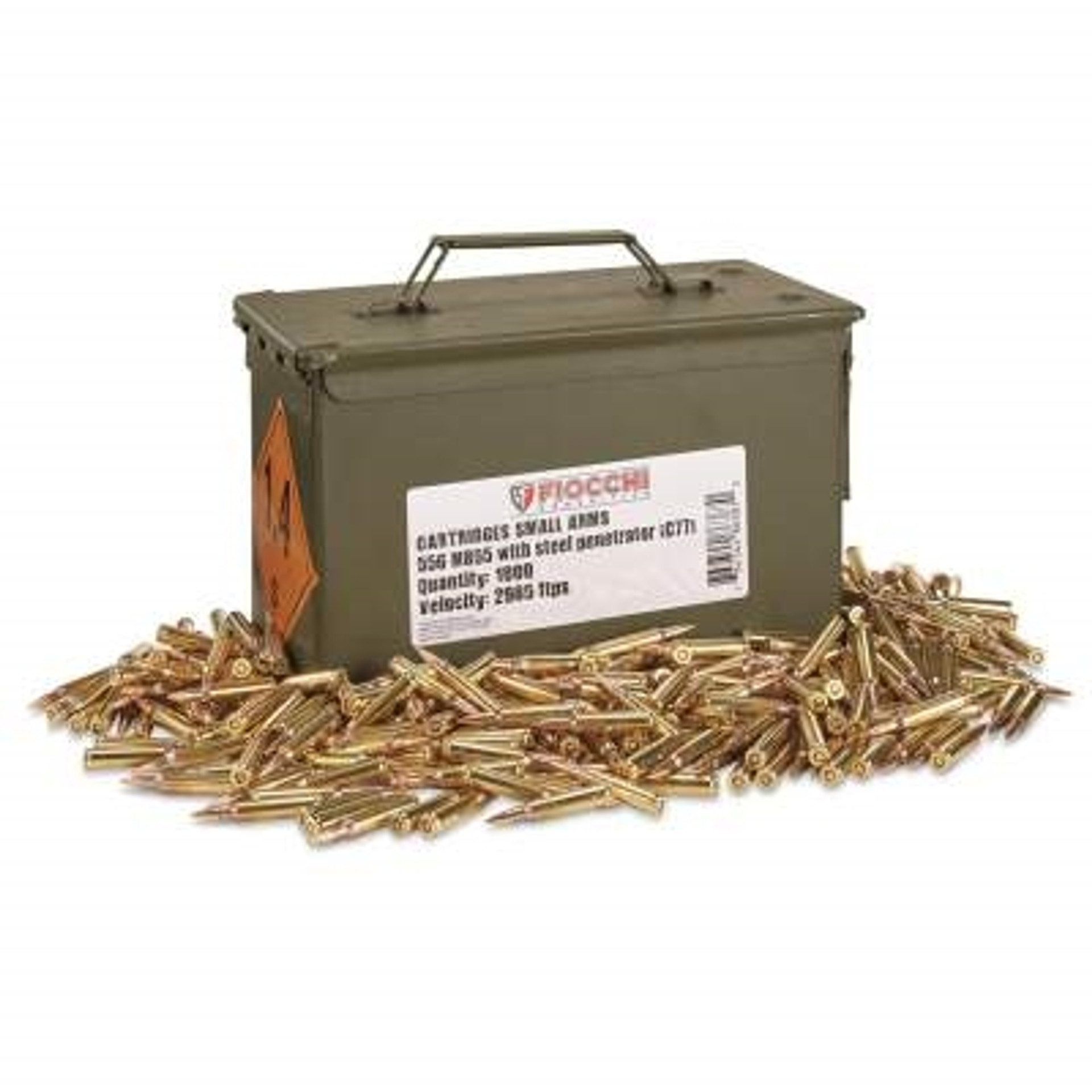 GGG 5.56x45mm NATO M855 SS109 62 Grain Penetrator 1,000 rounds