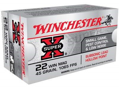 Winchester 22 Win Mag Ammunition Silvertip W22MST 40 Grain Defense ...