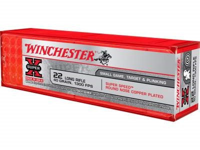 Winchester 22LR Super-X Lead-Free X22LRHLF 26 gr Lead Free HP 1650 fps ...