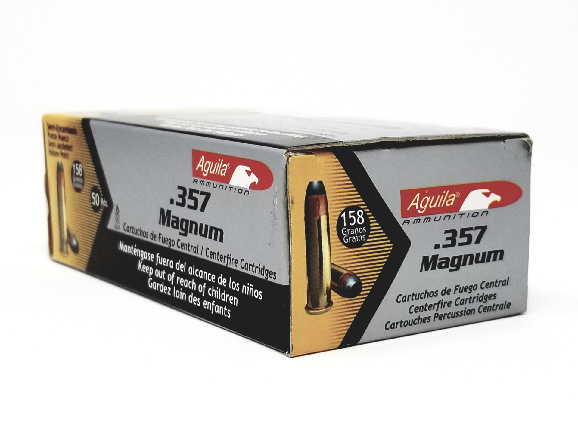Magtech 357 Magnum Ammunition MT357B 158 Grain Semi-Jacketed Hollow Point 50 Rounds