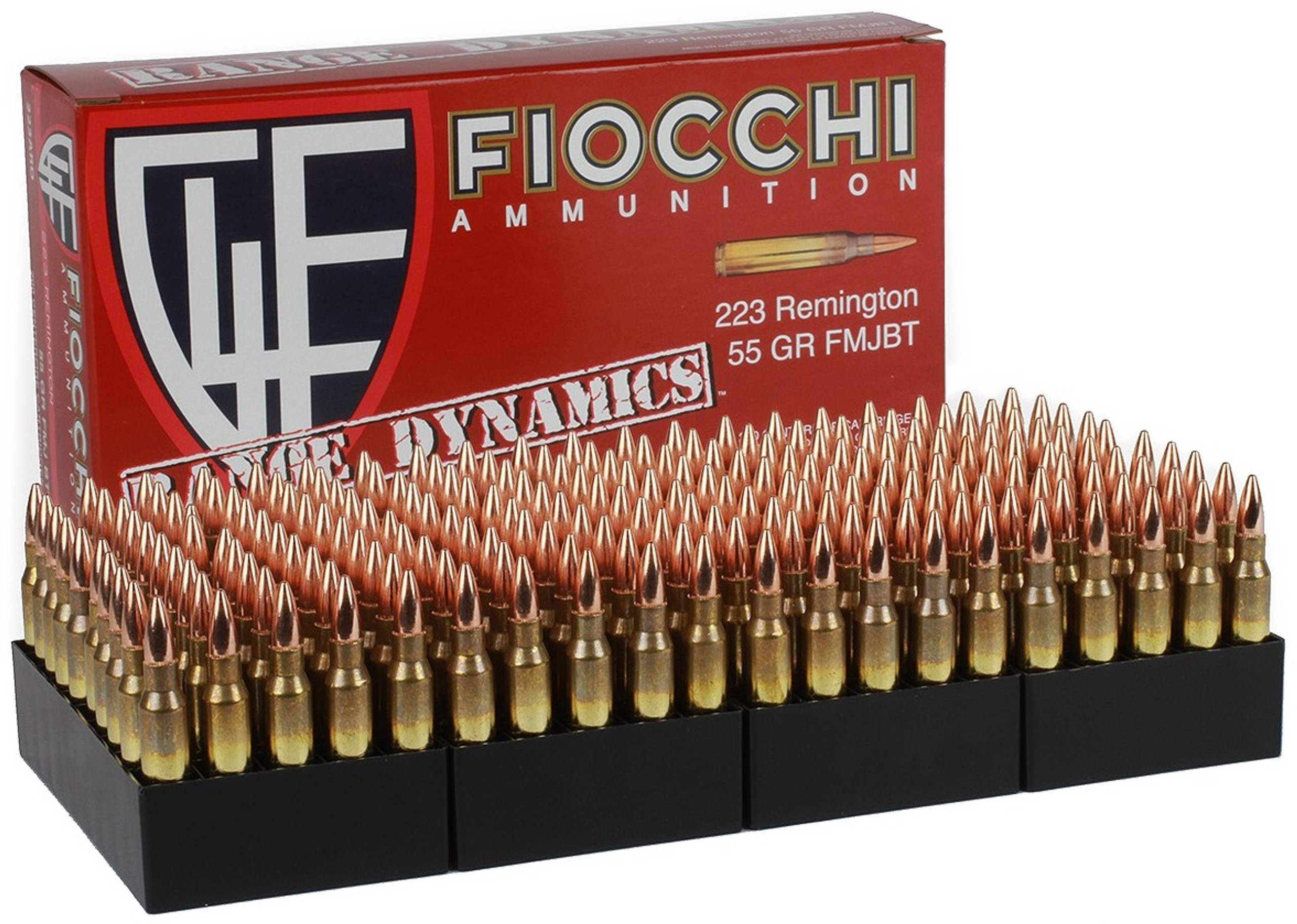 Fiocchi 5.56 NATO Ammunition Shooting Dynamics 556M193L 55 Grain Full ...