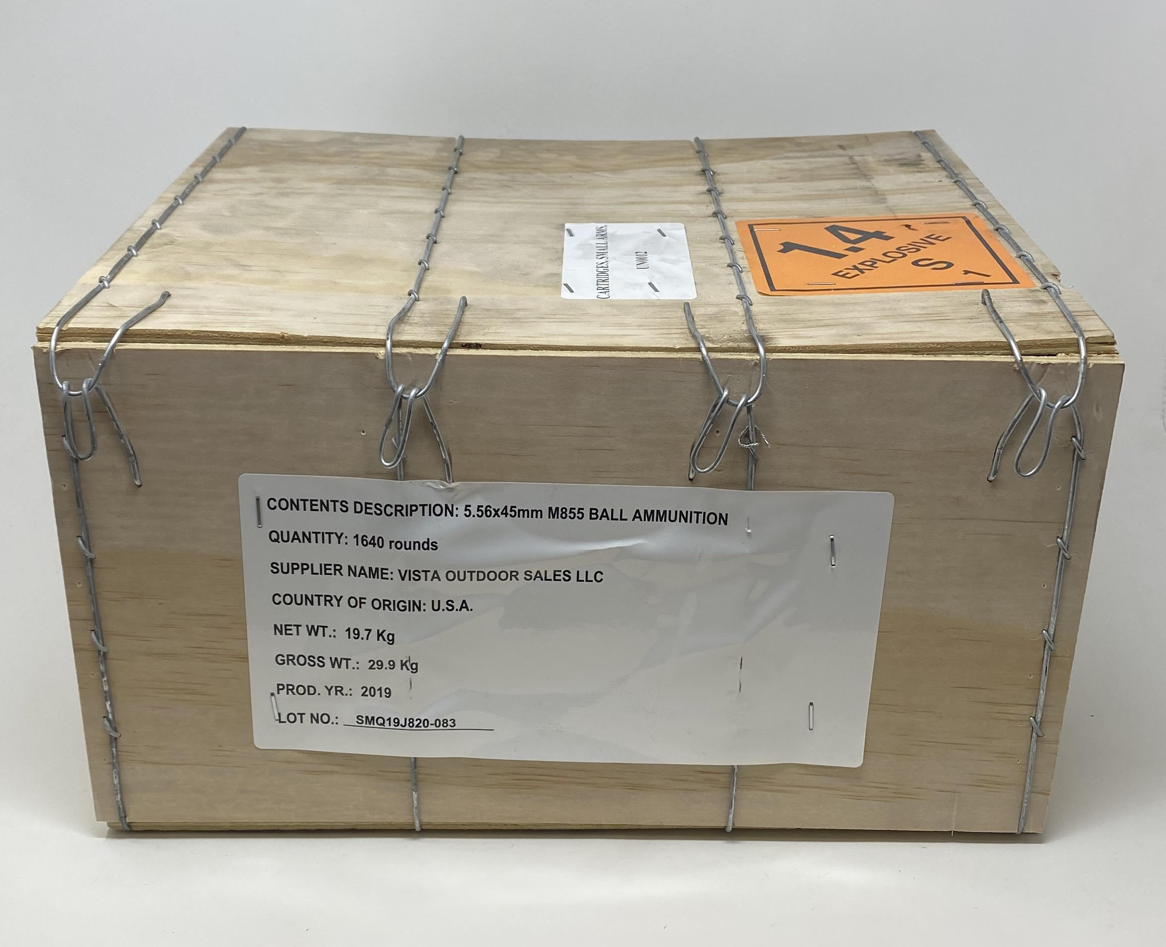 Federal 5.56 x 45mm NATO XM856 64 gr Tactical Tracer 20 per box