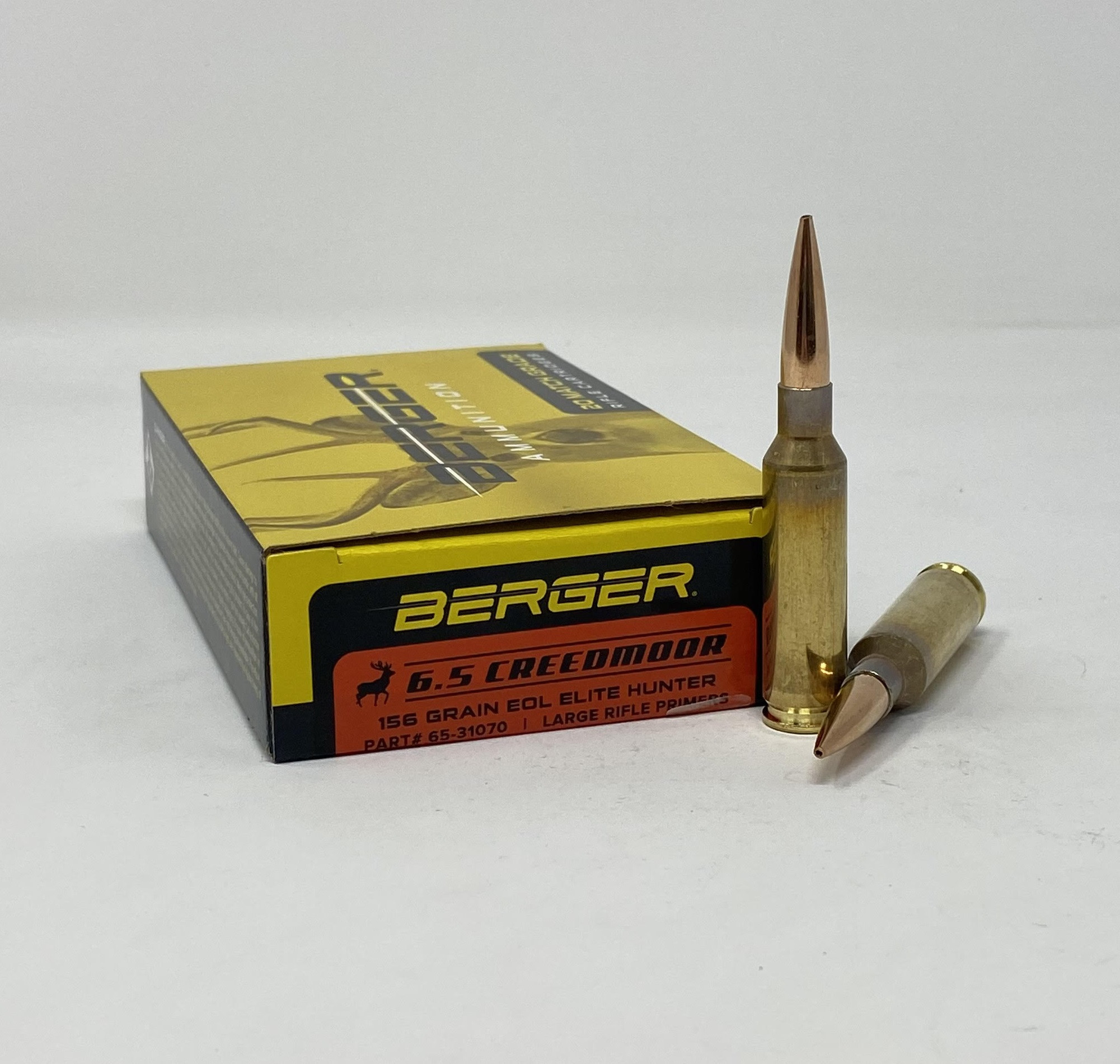Berger 6.5mm PRC Ammunition Elite Hunter BER65-50010 156 Grain Hollow ...