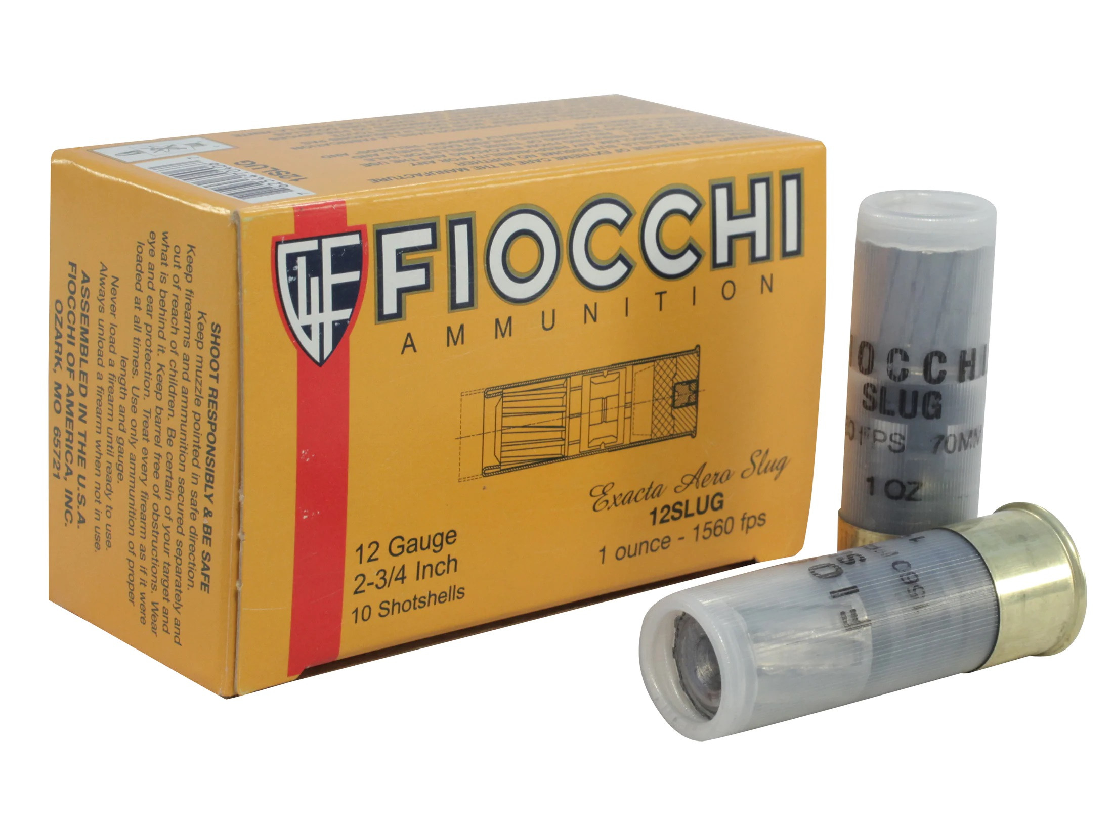 Sterling 12 Gauge Ammunition MINI SLUG STRLG12MINISLG 1.96" 1oz Slug ...