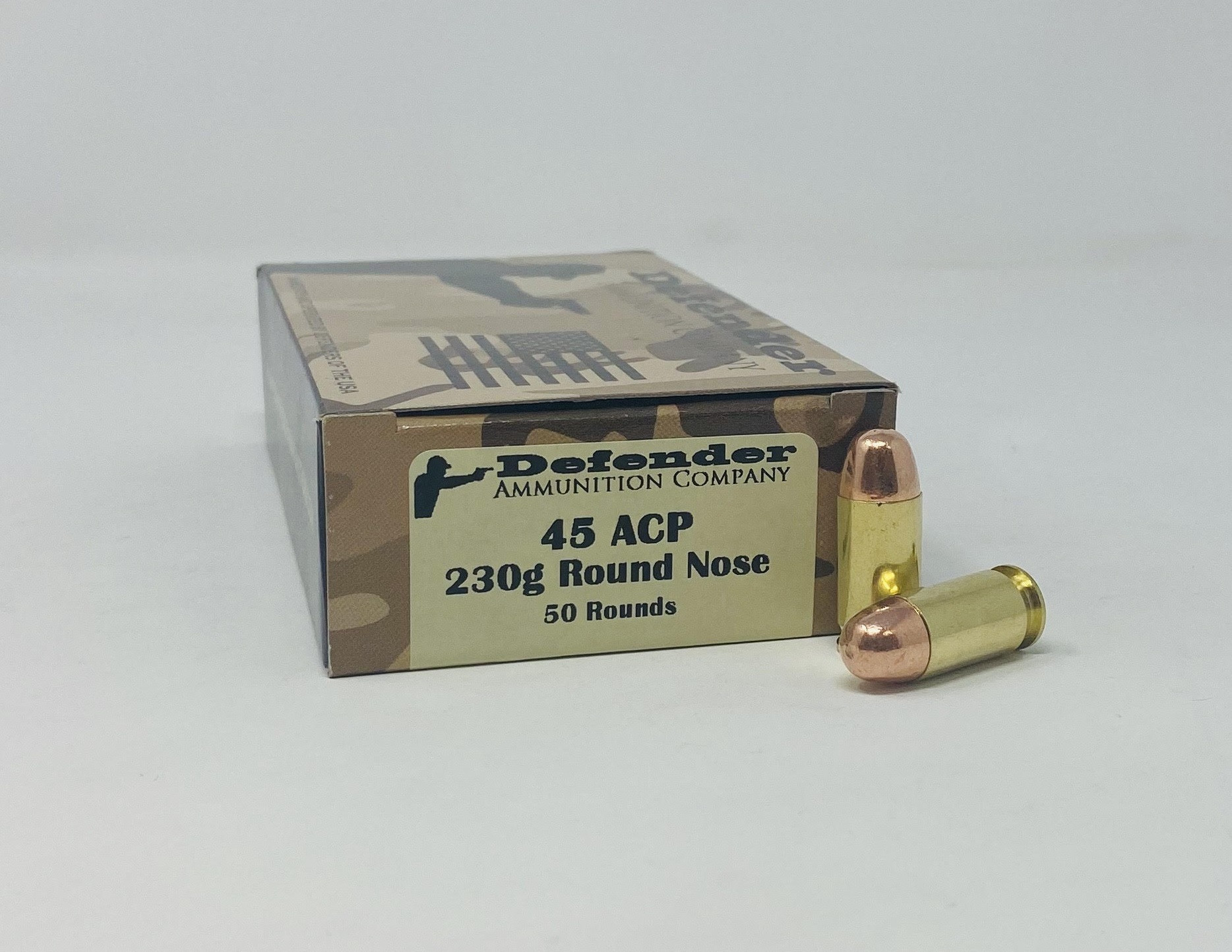 P.C.I. 45 Auto Rim Ammunition PC45AR230 230 Grain Lead Round Nose 50 Rounds