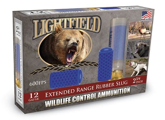 LightField 12 Gauge Wildlife Control Ammunition LF12SLUG 2-3/4 ...