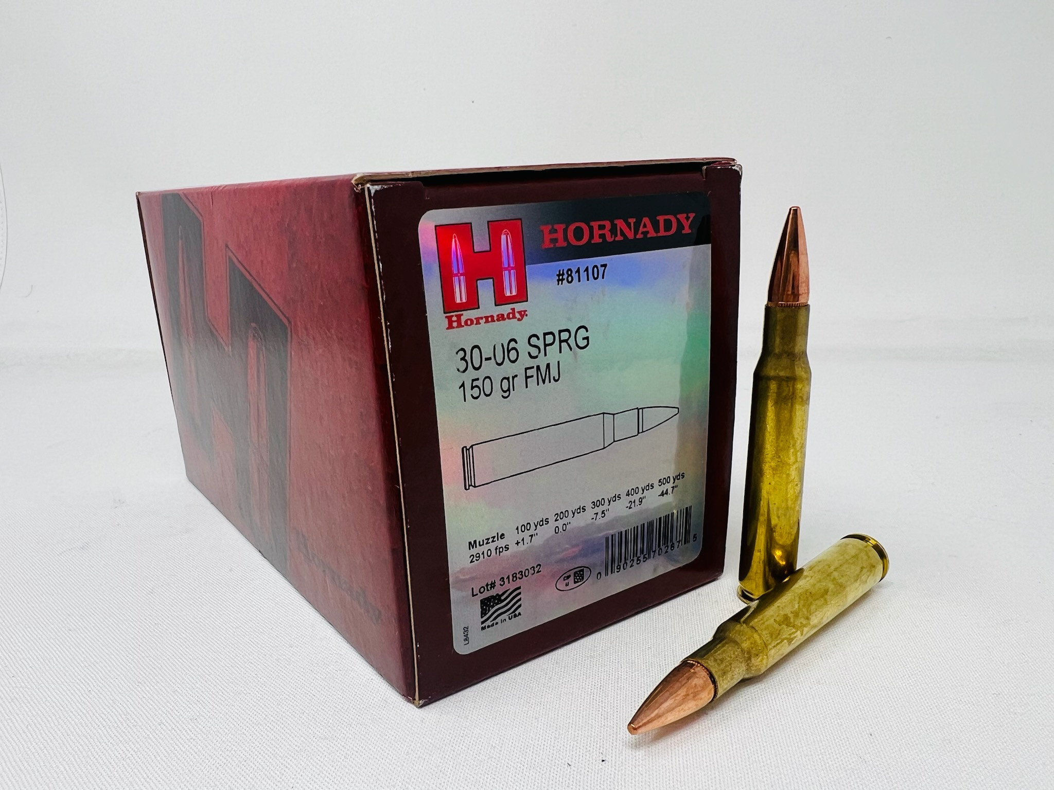 Prvi PPU 30-06 Springfield Ammunition M1 Garand PP3006G 150 Grain Full ...