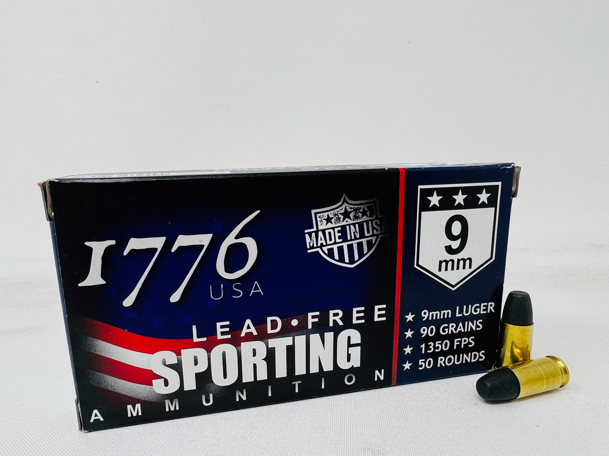 Winchester USA 9mm Ammunition USA9F 90 Grain Lead Free Frangible 50 ...