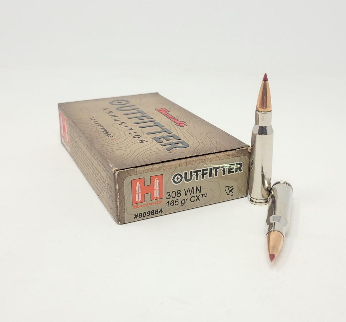 Hornady 6.5mm Creedmoor Ammunition Outfitter H814874 120 Grain CX 20 Rounds