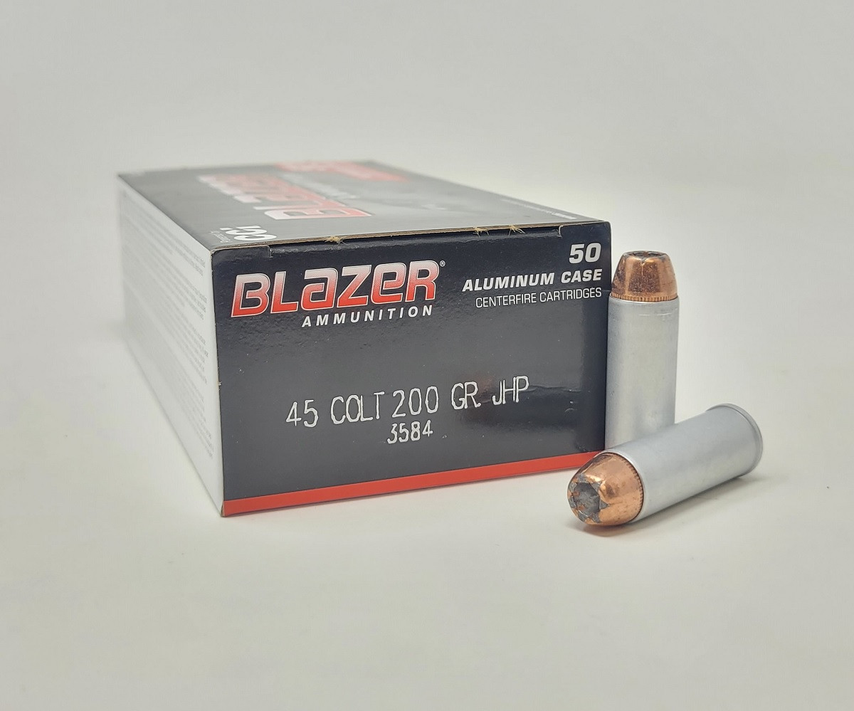 CCI 45 Colt Ammunition Blazer CCI3584 200 Grain Jacketed Hollow Point ...