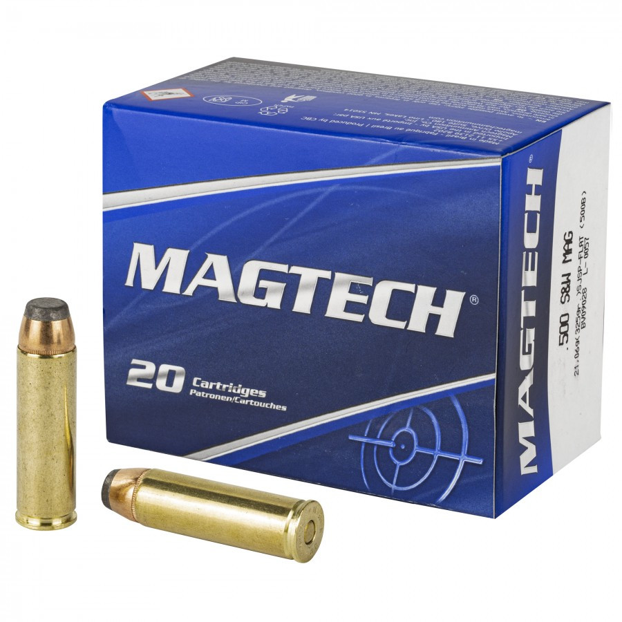 MAGTECH 44 MAG, SJSP-Flat, 240gr, 50 per box
