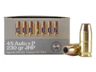 Corbon 45 Long Colt +P Ammunition Hunter HT45C265BHP20 265 Grain Bonded ...
