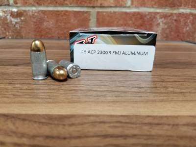 Wolf 45 ACP Ammunition 230 Grain Full Metal Jacket 50 Rounds