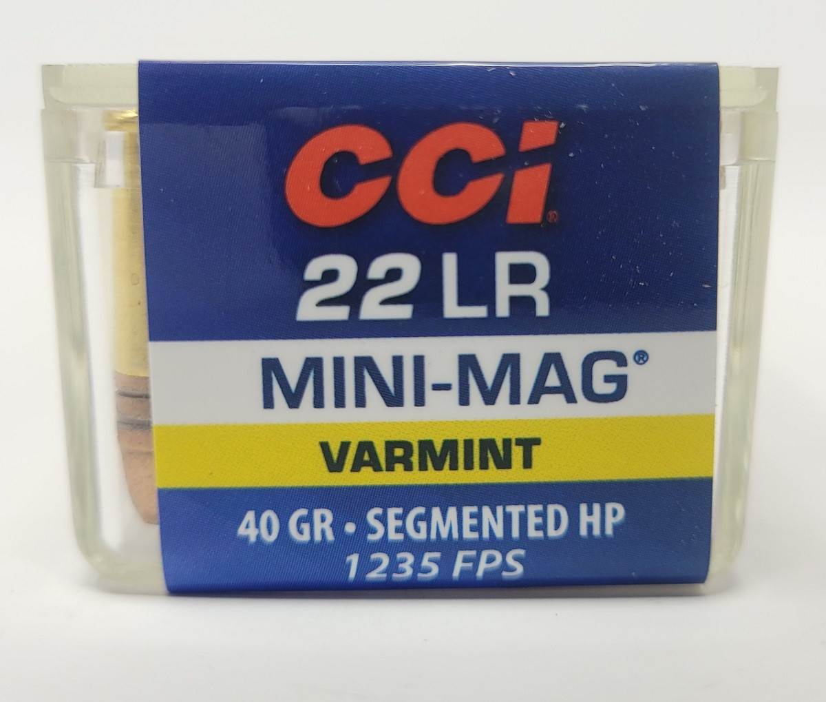 CCI 22 LR Ammunition Mini Mag 0036 40 Grain Segmented Hollow Point 100 ...