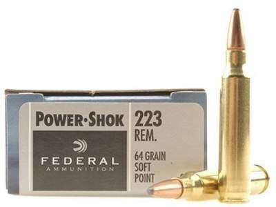Federal 223 Remington Ammunition Tactical Rifle Urban T223L Hi-Shok 64 ...